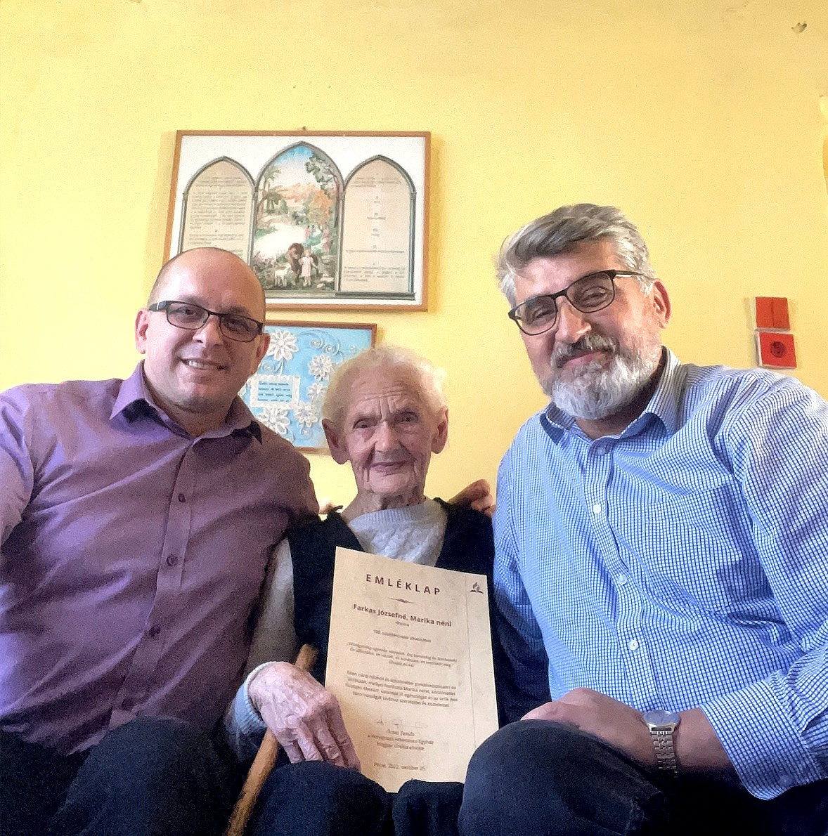 Farkas Józsefné Marika néni 100 éves – Dunamelléki Egyházterület